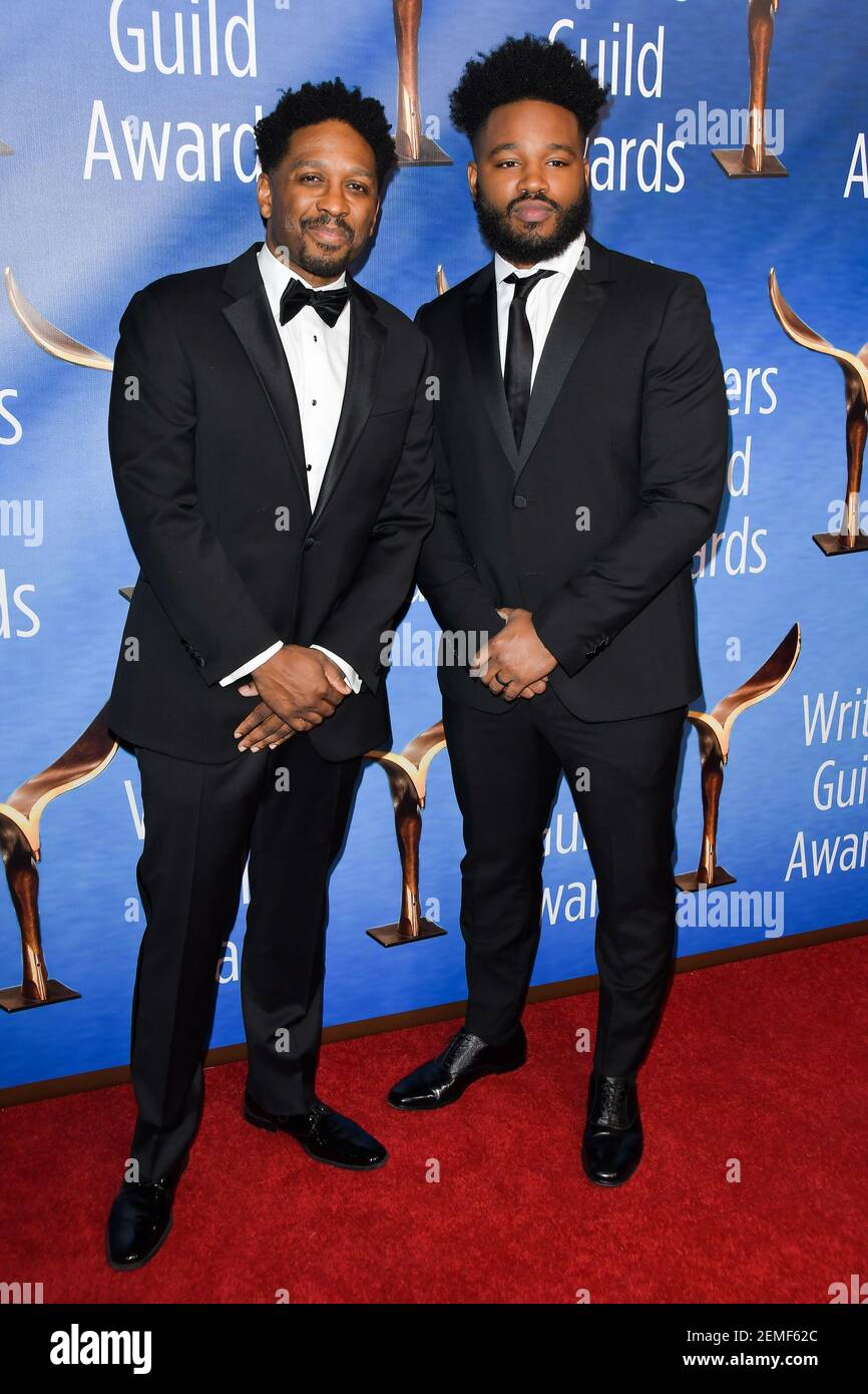 Joe Robert Cole and Ryan Coogler at the 2019 Writers Guild Awards held ...