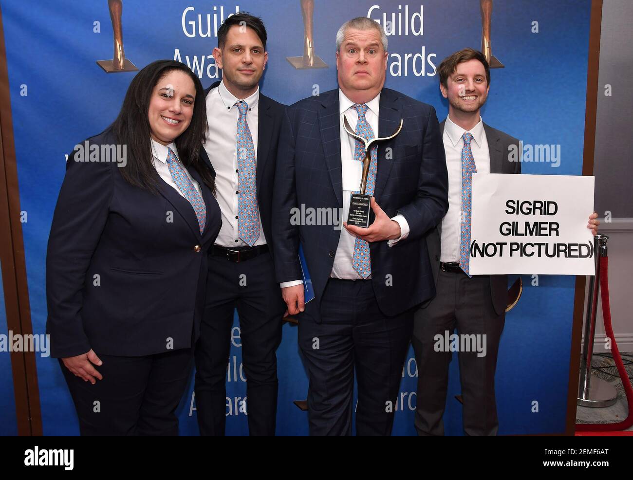 Daniel Handler poses in the press room during the 2019 Writers Guild ...