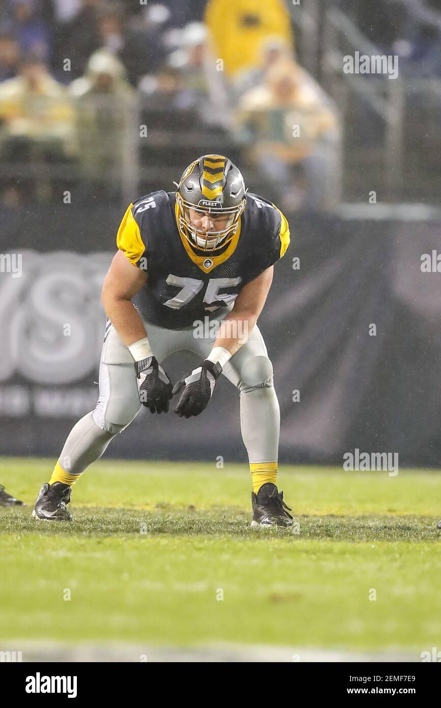 February 17,2019: Daniel Brunskill (75) of San Diego Fleet lined up ...