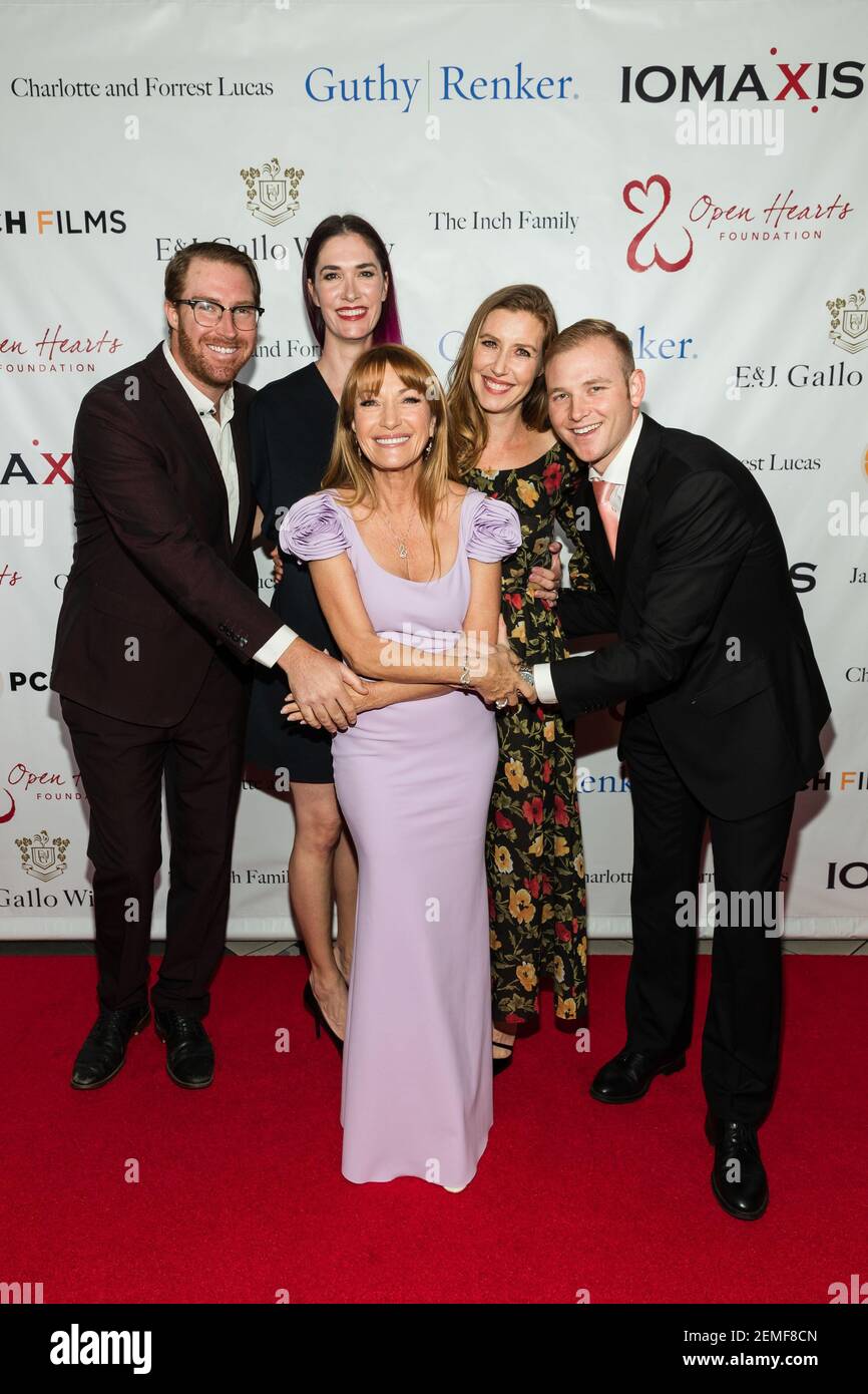 Sean Flynn, Flynn Adams, Jane Seymour, Katherine Flynn and Kris Keach ...