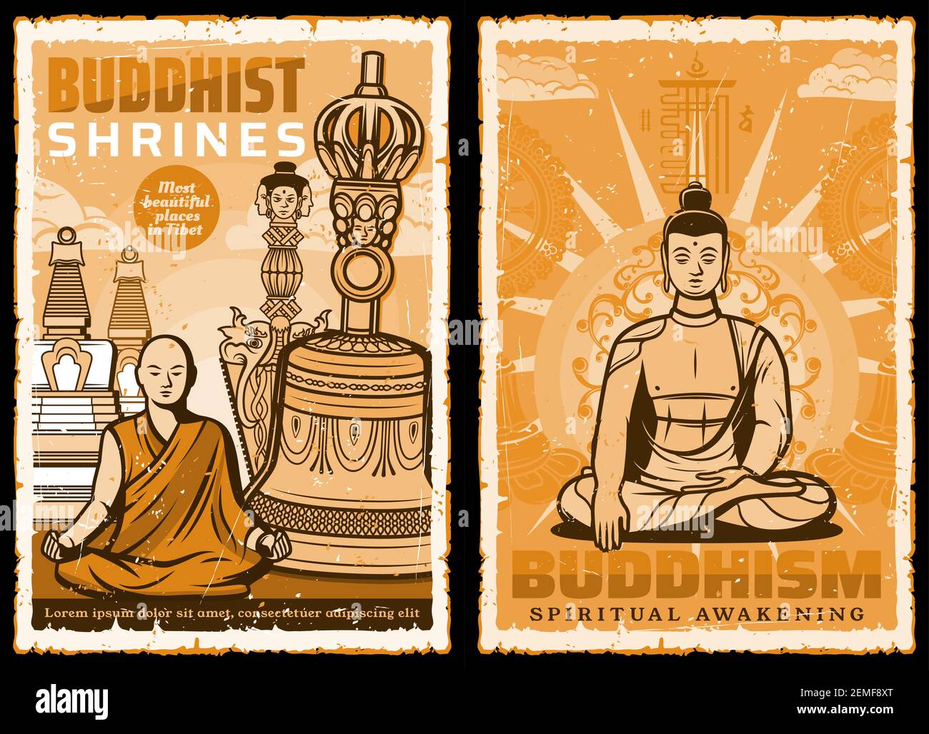 Shrines in india Stock Vector Images - Alamy