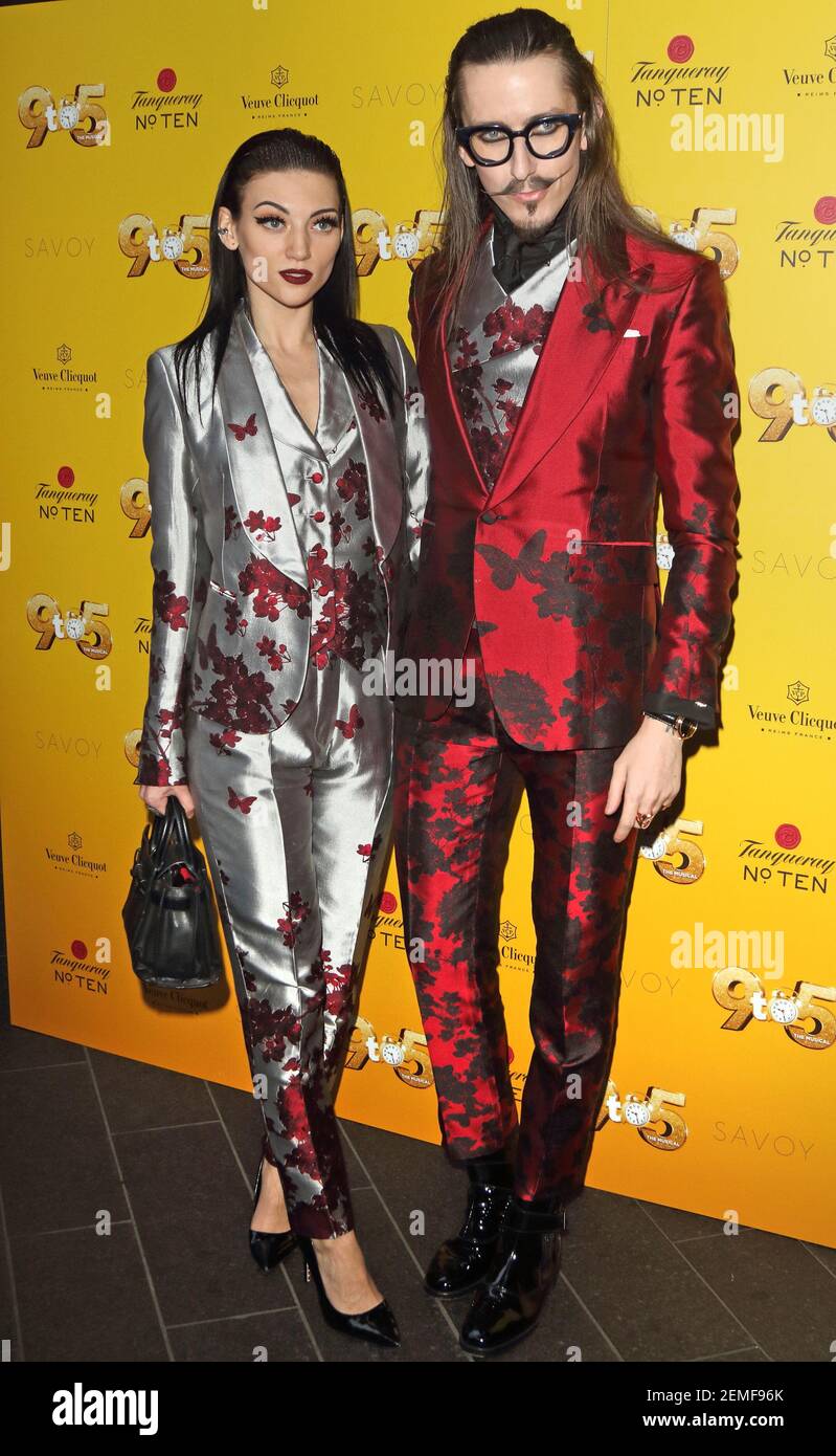 Jordan Ebbitt and Joshua Kane arrive for the 9 to 5 the Musical Gala ...