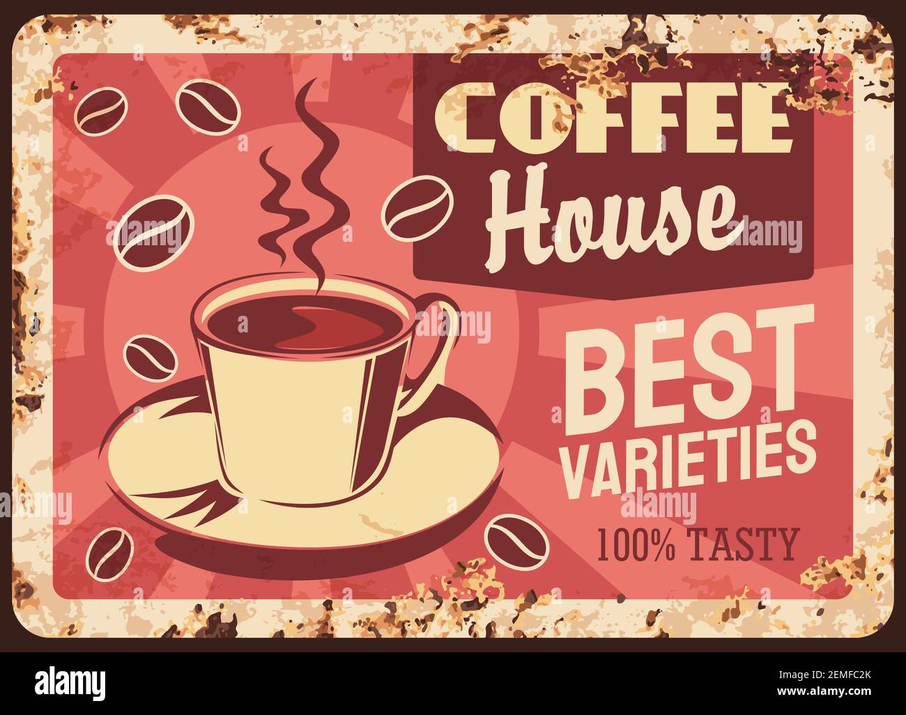 Old coffee advert Stock Vector Images - Alamy