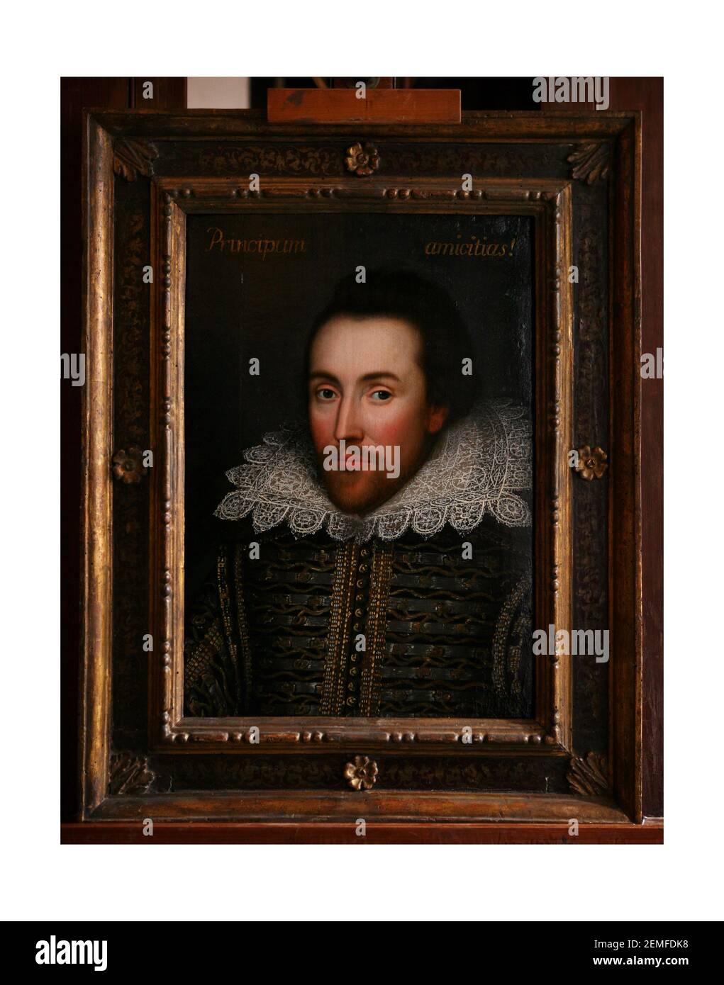 Unveiled today, a portrait of William Shakespeare painted in 1610, it ...