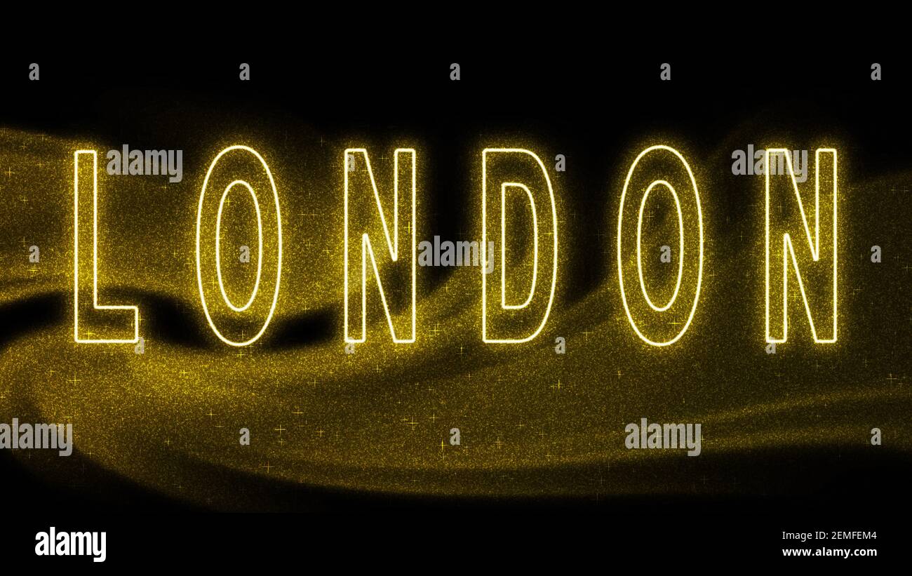 London Gold glitter lettering, London Tourism and travel, Creative ...