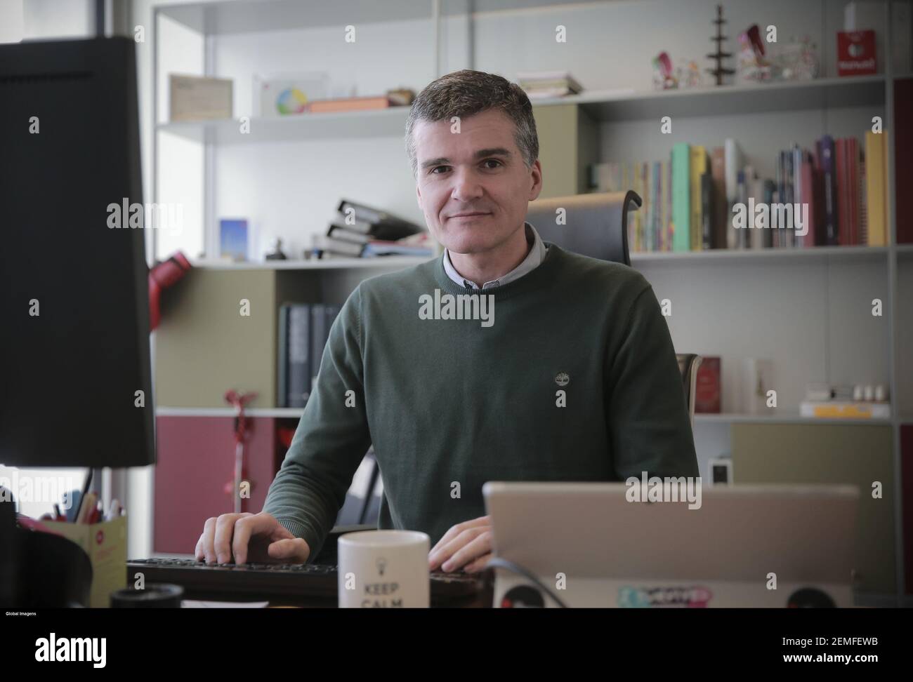 Lisbon- 02/19/2019. Interview with LuÃ­s Manuel, administrator of EDP ...