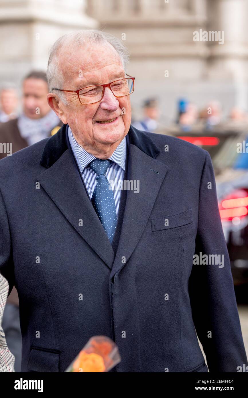 His Majesty Former King Albert II during the annual Eucharistic ...