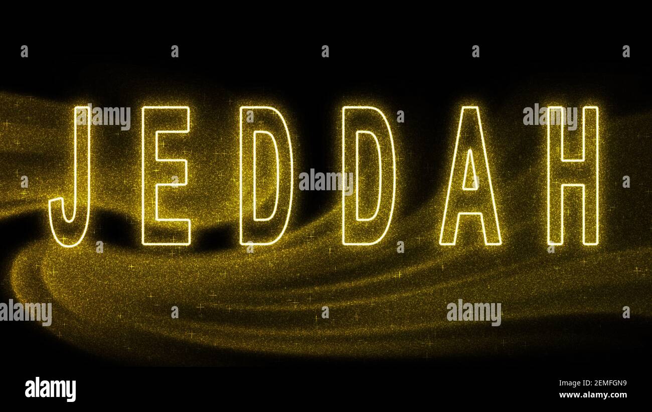 Jeddah Gold glitter lettering, Jeddah Tourism and travel, Creative ...