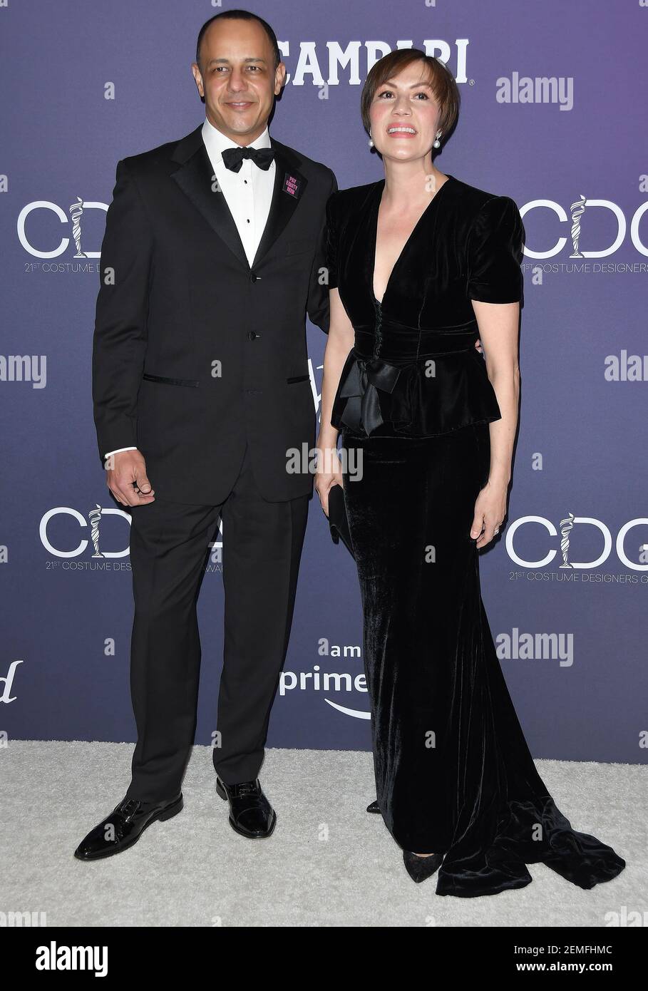 Basem Wasef and Ana Wyckoff at the 21st CDGA (Costume Designers Guild ...