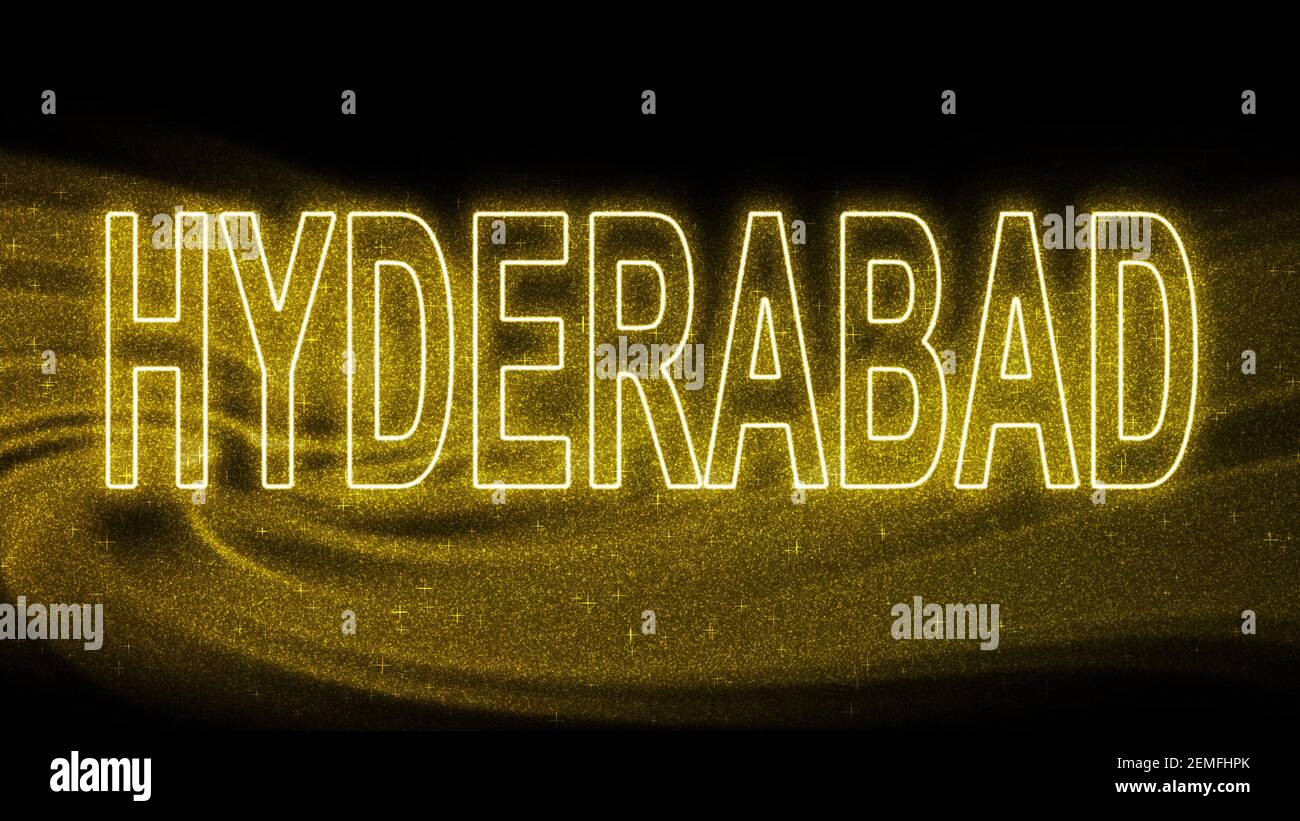 Hyderabad text hi-res stock photography and images - Alamy