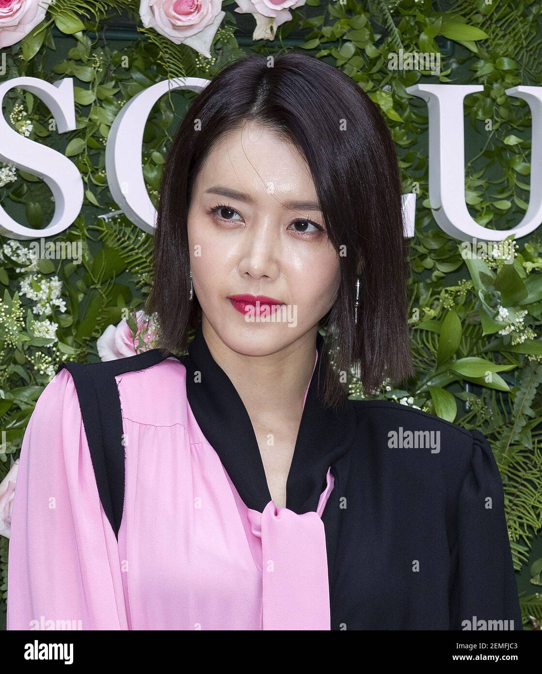 South Korean actress Chae Jung-ahn, attends a photo call for the global ...