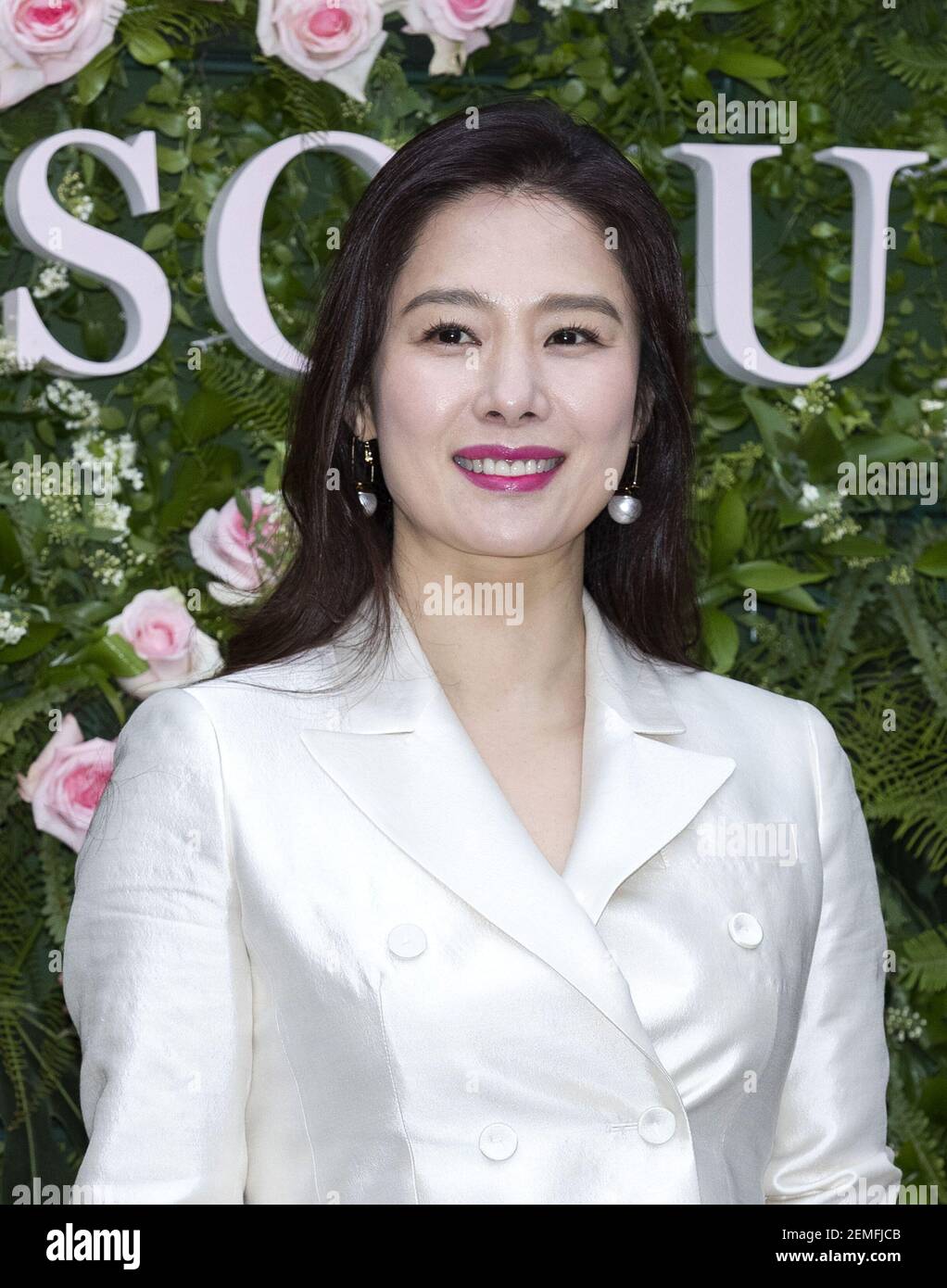 South Korean actress Kim Hyun-joo, attends a photo call for the global ...