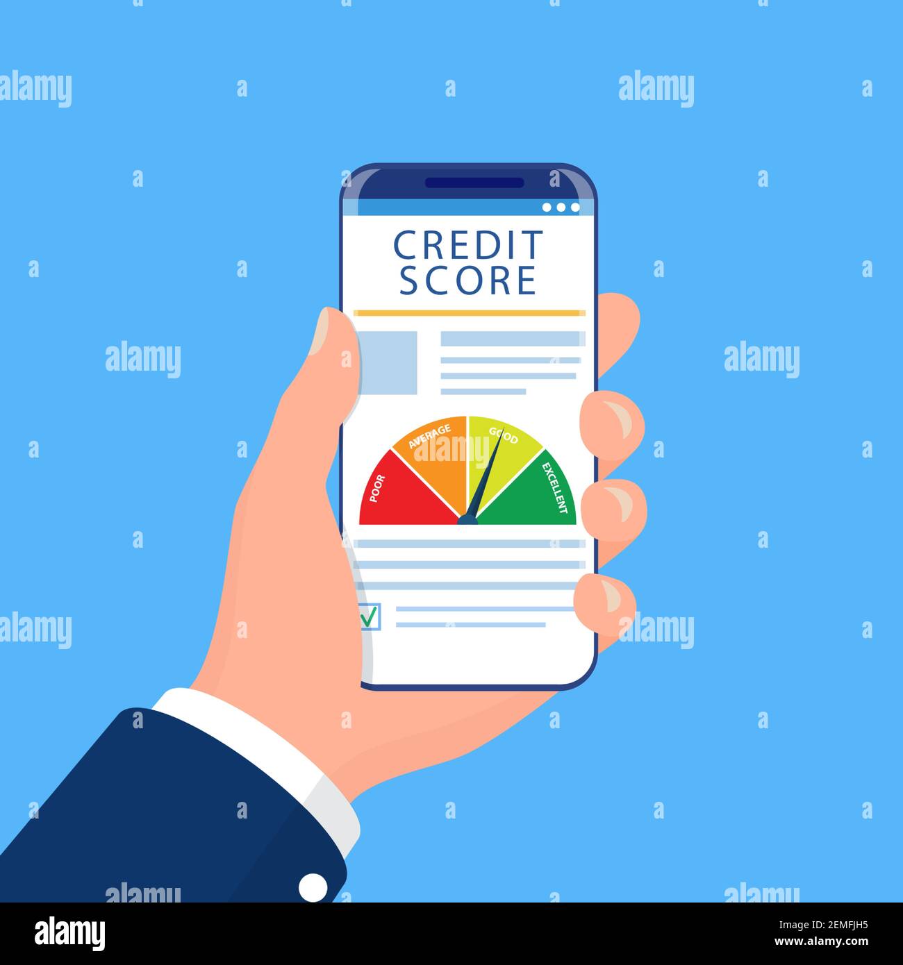 Financial performance on screen Stock Vector Images - Alamy