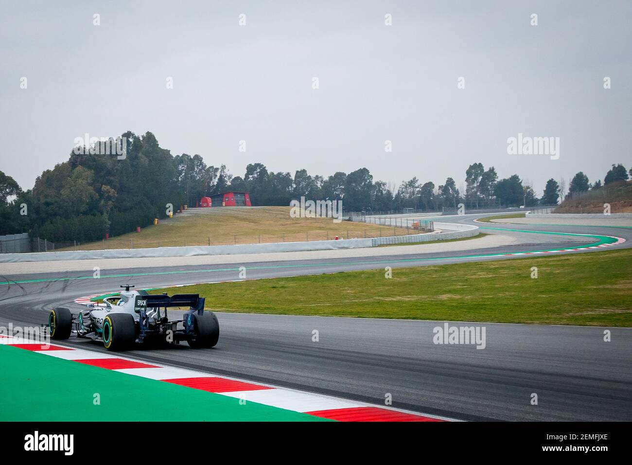 Valtteri Bottas of Mercedes AMG Petronas Formula One Team with new W10 ...