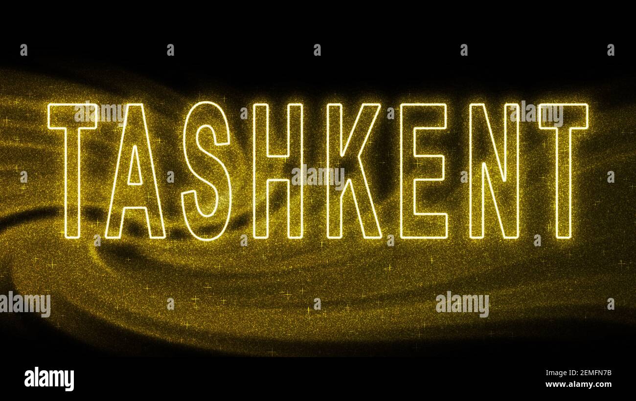 Tashkent Gold glitter lettering, Tashkent Tourism and travel, Creative ...