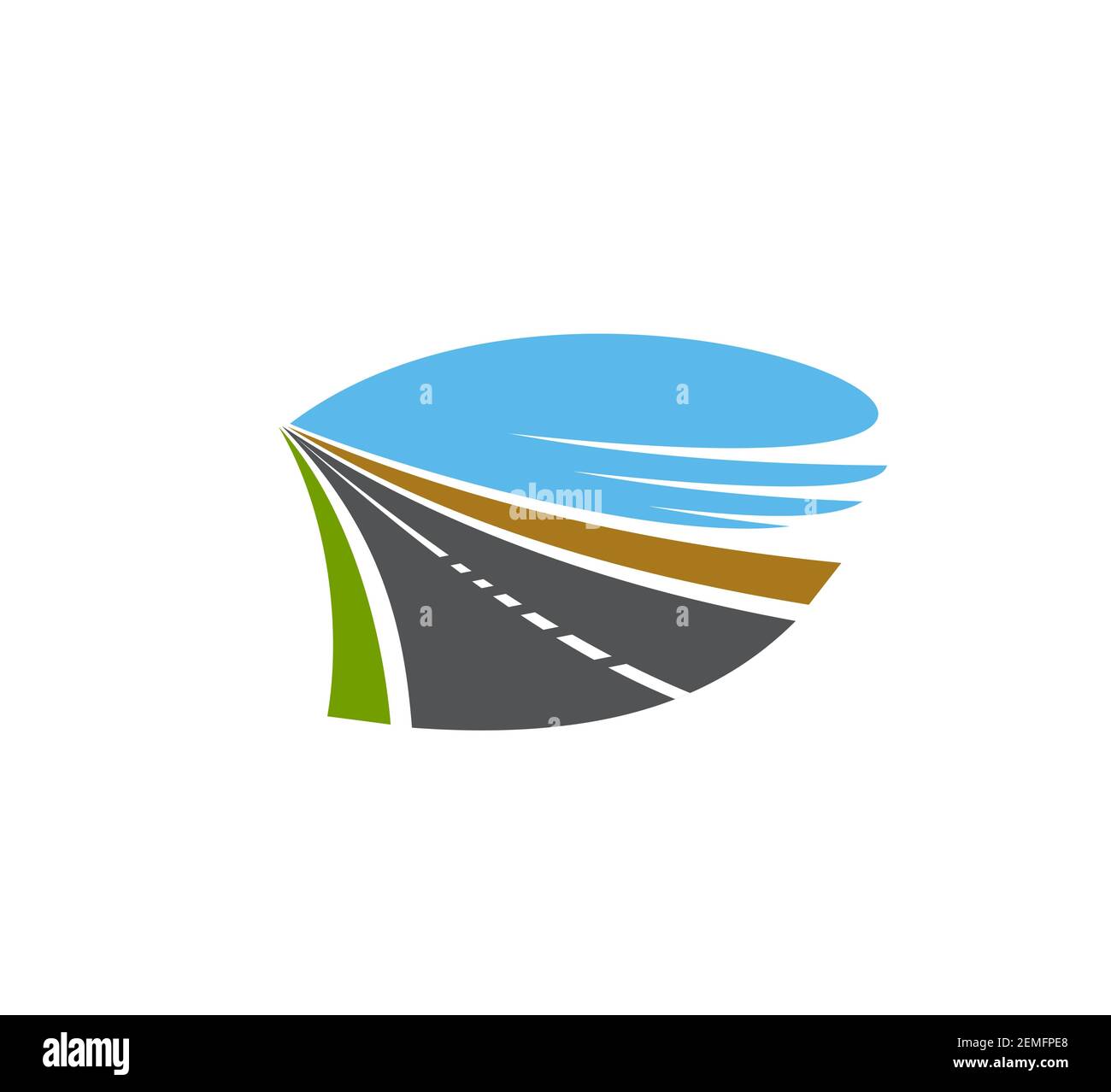 Disappearing lane Stock Vector Images - Alamy
