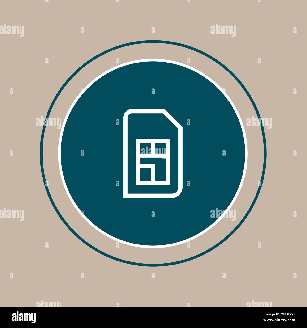 Subscriber information module Stock Vector Images - Alamy