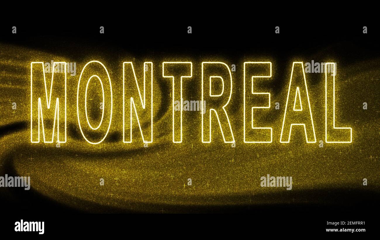 Montreal Gold glitter lettering, Montreal Tourism and travel, Creative ...