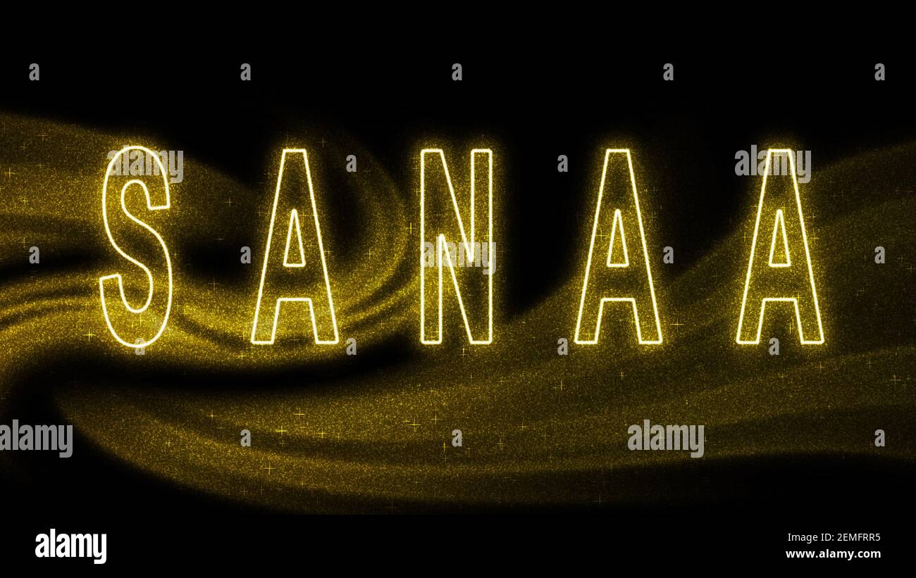 Sanaa Gold glitter lettering, Sanaa Tourism and travel, Creative ...
