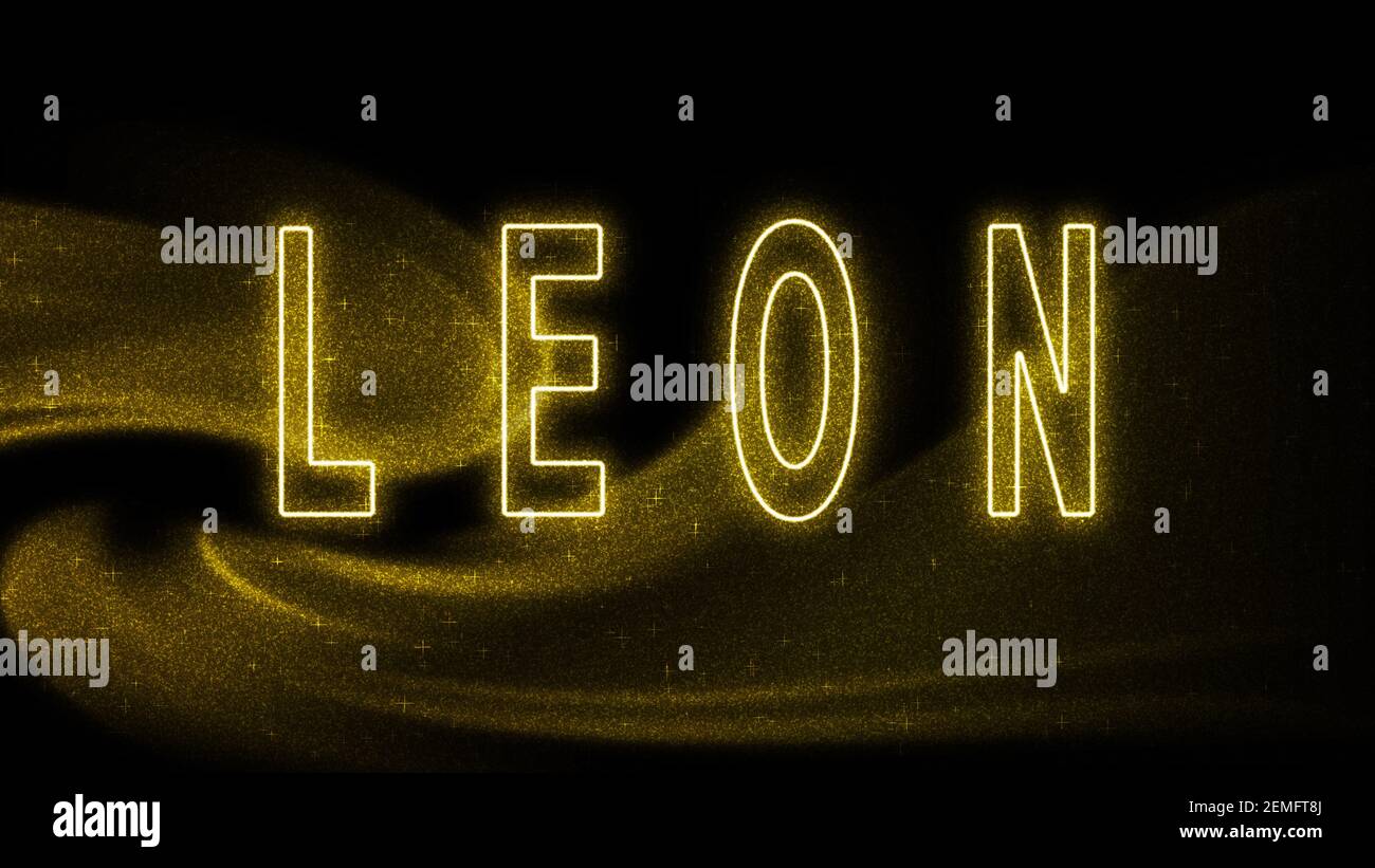 Leon Gold glitter lettering, Leon Tourism and travel, Creative ...
