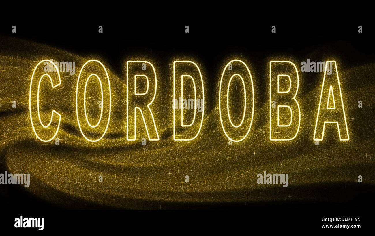 Cordoba Gold glitter lettering, Cordoba Tourism and travel, Creative ...