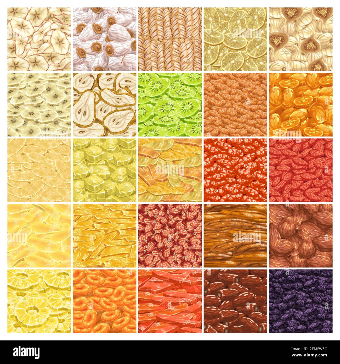 Dried banana texture Stock Vector Images - Alamy
