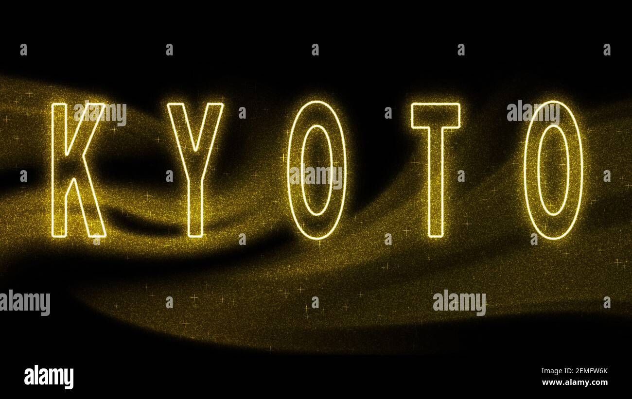 Kyoto Gold glitter lettering, Kyoto Tourism and travel, Creative ...