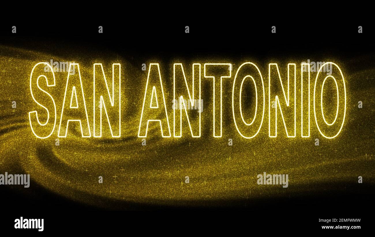 San Antonio Gold glitter lettering, San Antonio Tourism and travel ...