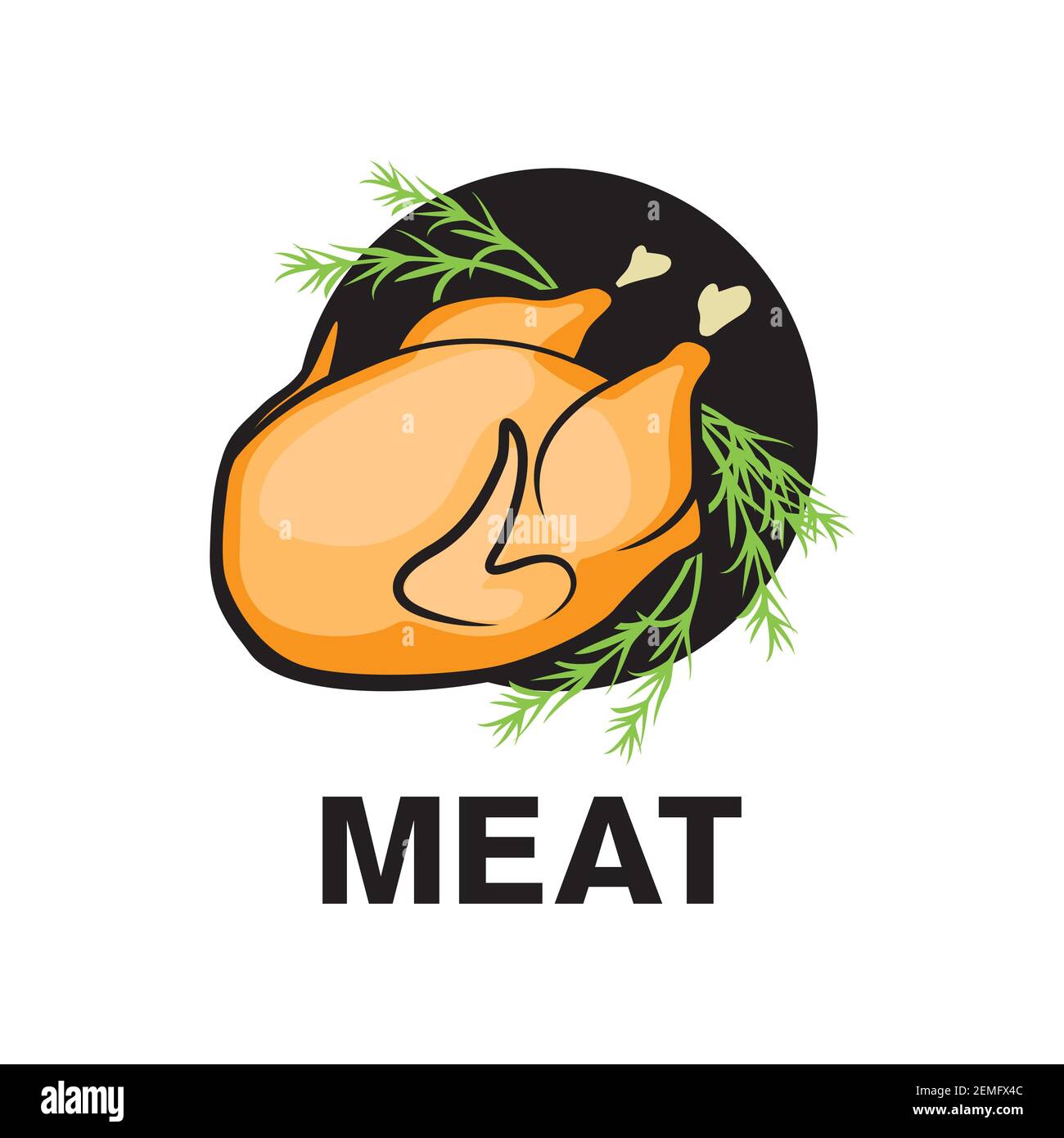 Vector logo of a meat shop and restaurant Stock Vector Image & Art - Alamy