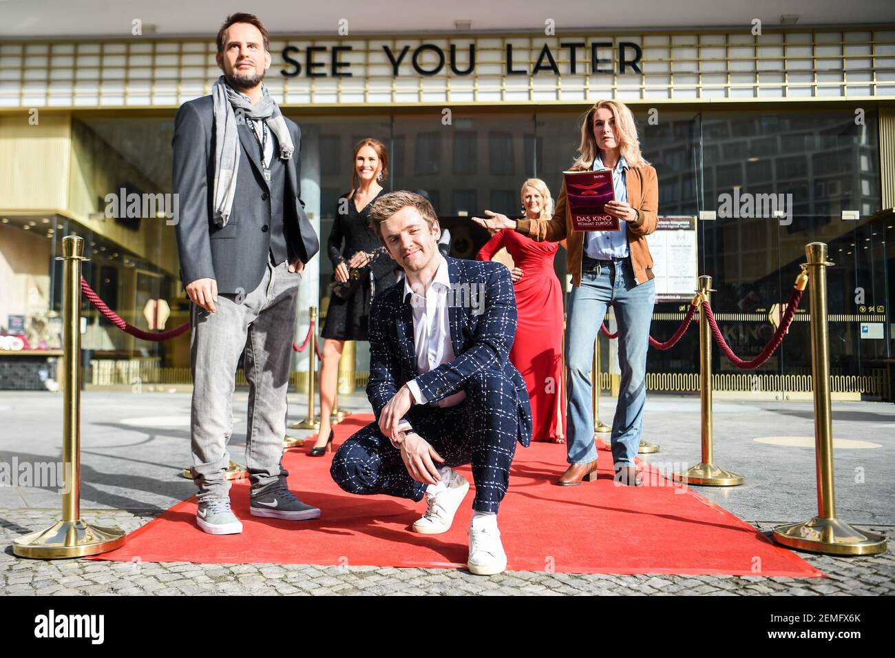 25 February 2021, Berlin: Timur Bartels, winner of the German Acting ...