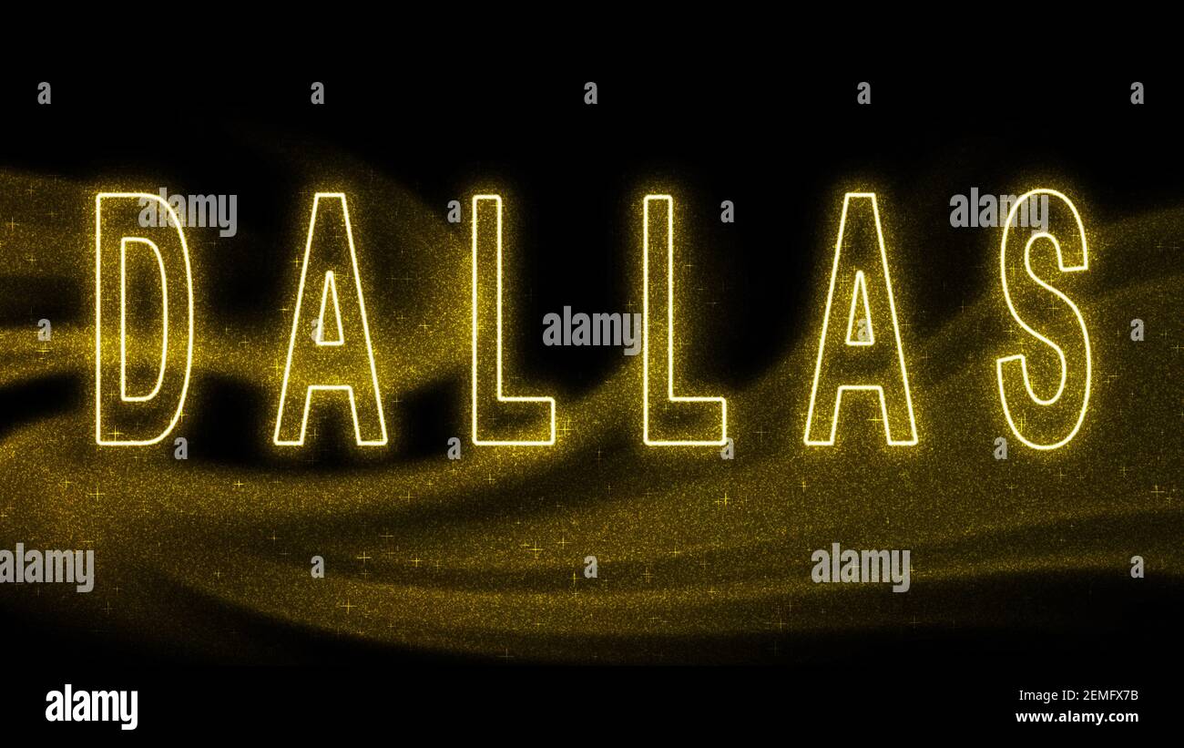 Dallas Gold glitter lettering, Dallas Tourism and travel, Creative ...