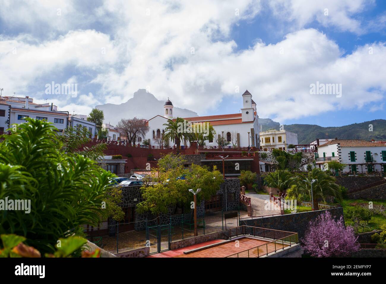 Gran Canaria - Mountain View in Tejeda Stock Photo - Alamy