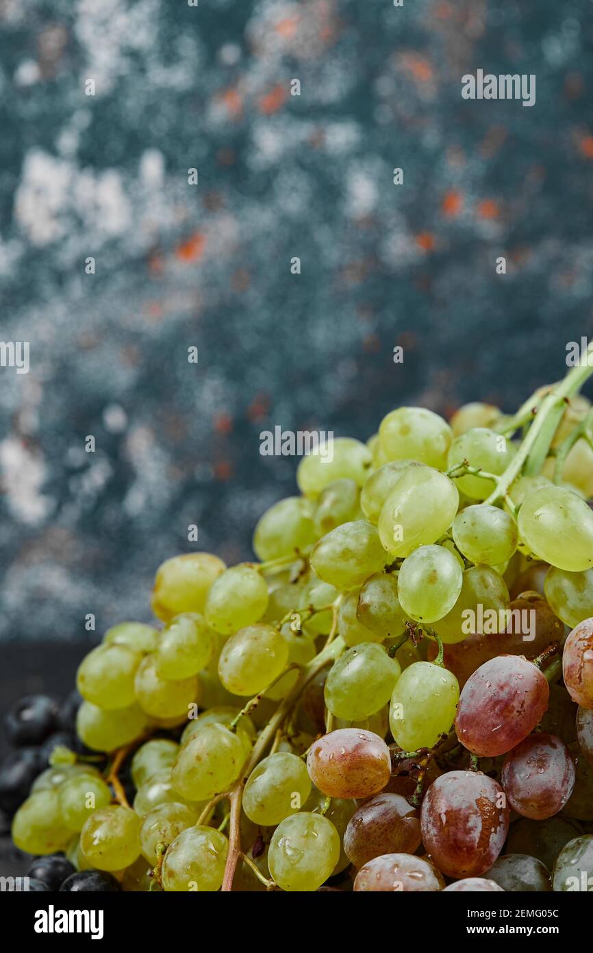 Bunch mixed grapes on hi-res stock photography and images - Alamy