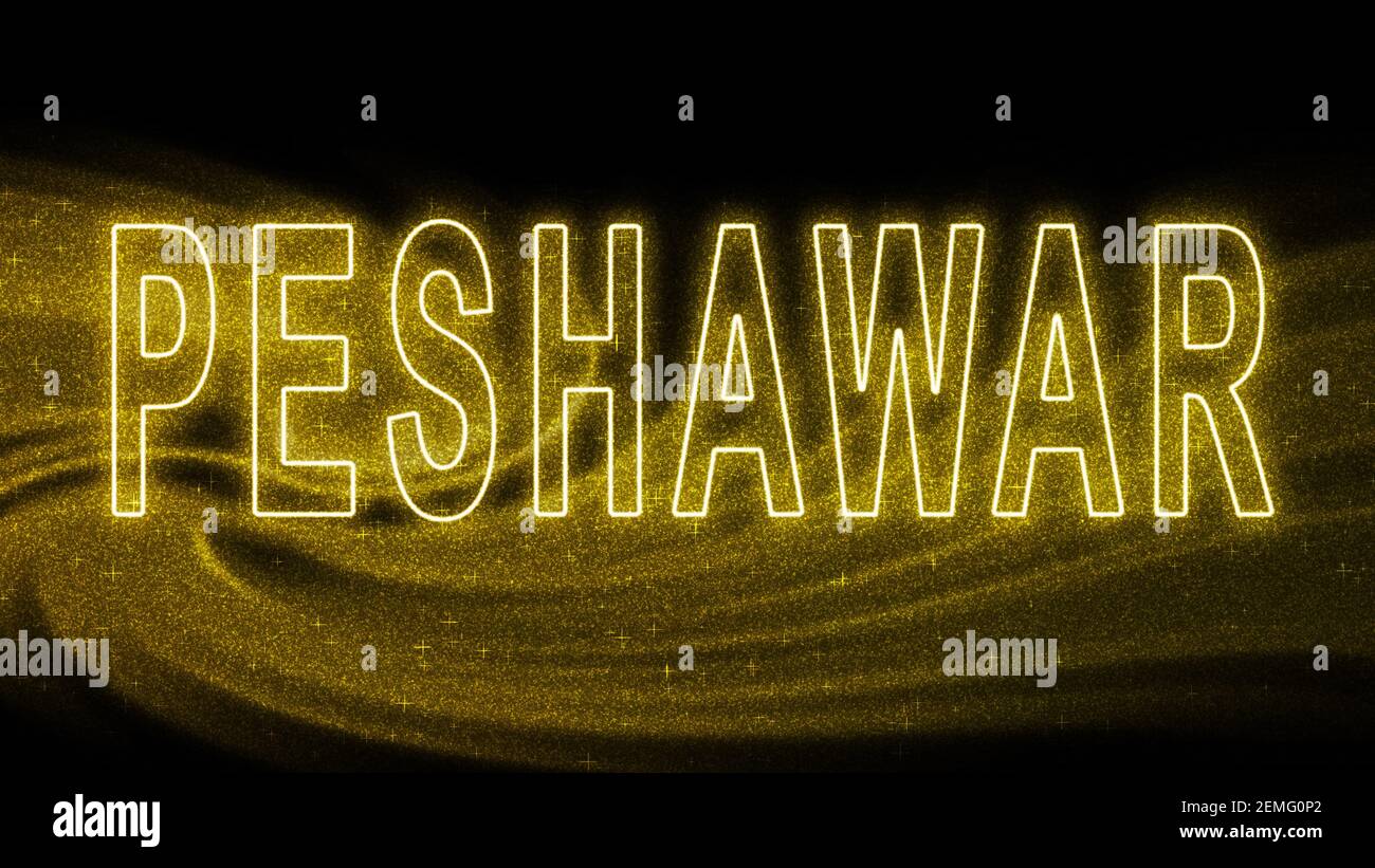Peshawar Gold glitter lettering, Peshawar Tourism and travel, Creative ...