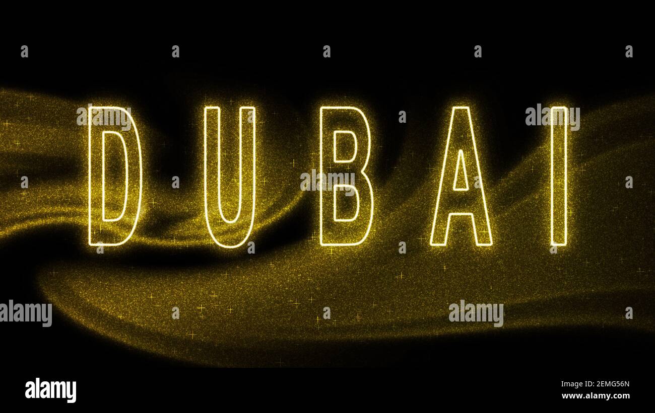 Dubai Gold glitter lettering, Dubai Tourism and travel, Creative ...