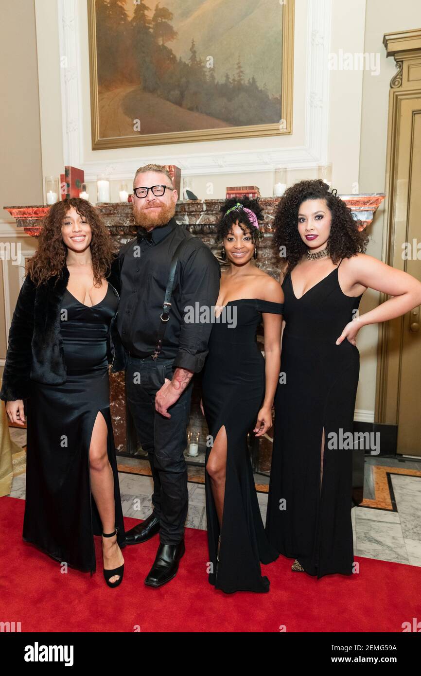 SAN FRANCISCO, CA - February 21 - Jennifer Locke, Darrell Terry, Tiffany Mellard and Morgan ...