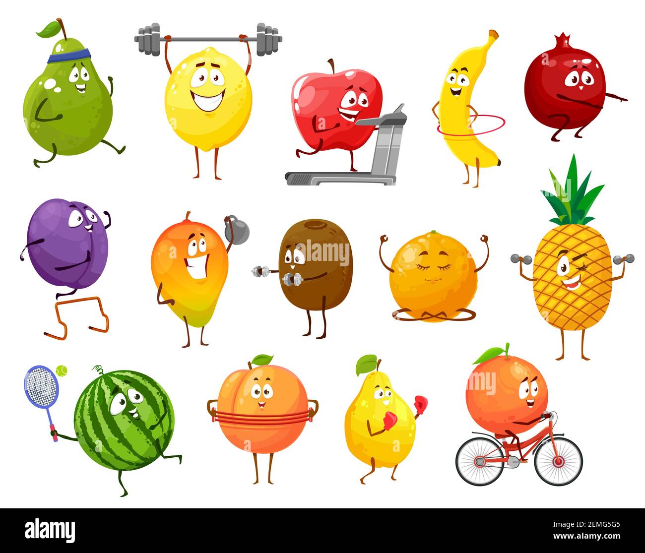 Squat fruit Stock Vector Images - Alamy