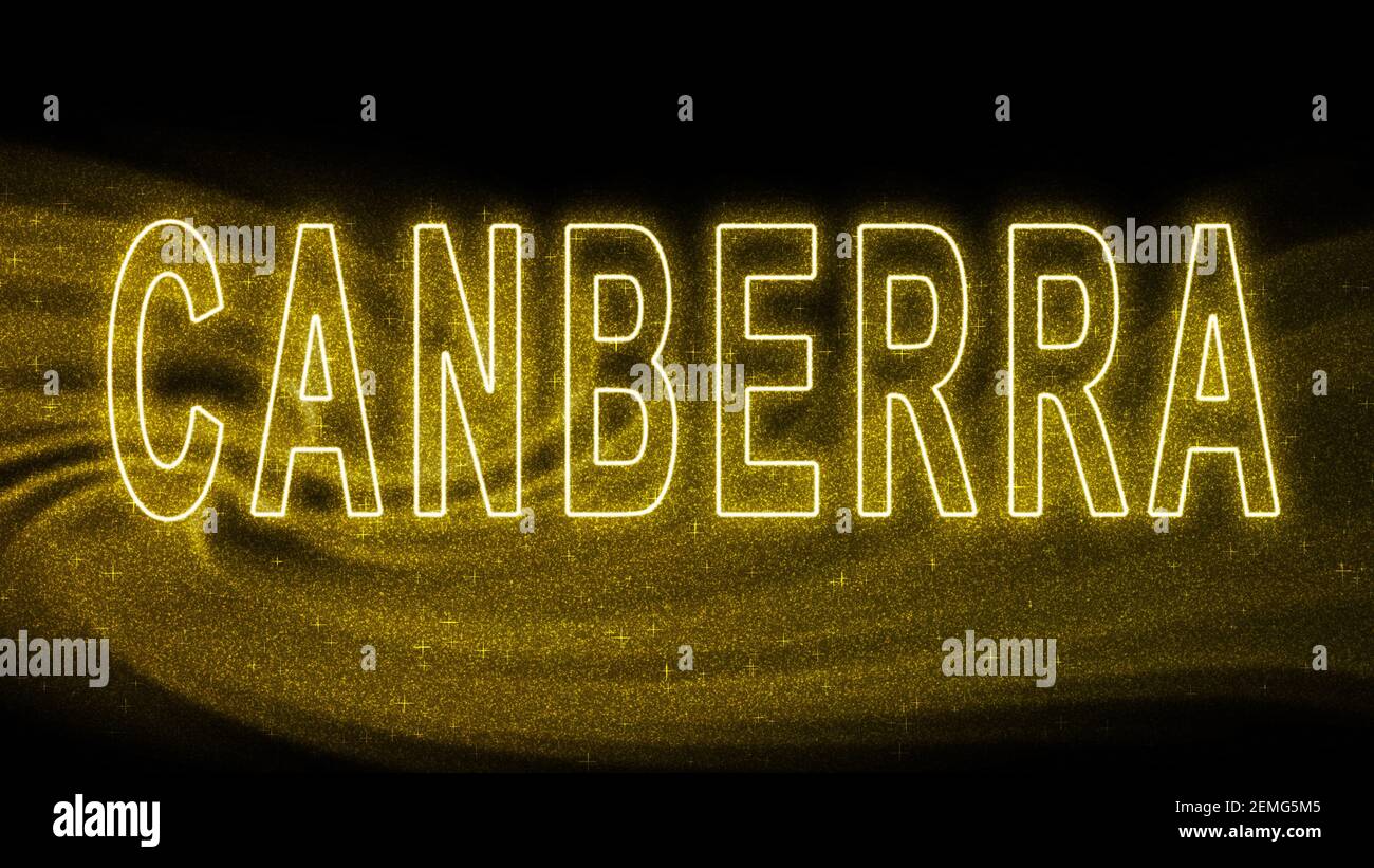 Canberra Gold glitter lettering, Canberra Tourism and travel, Creative ...