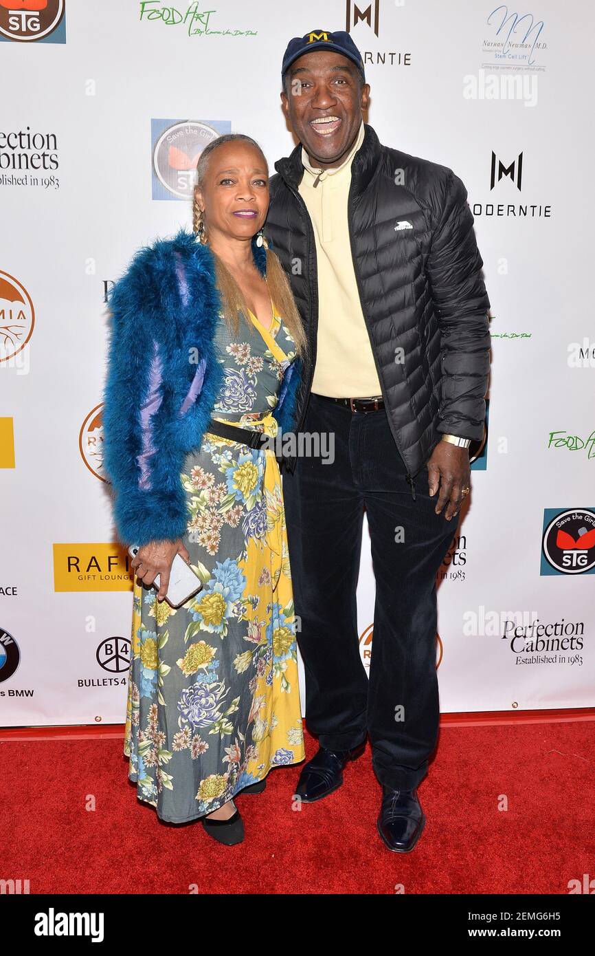 (L-R) Fay Hauser and Louis Price attend the Rafi's Gifting Lounge at ...