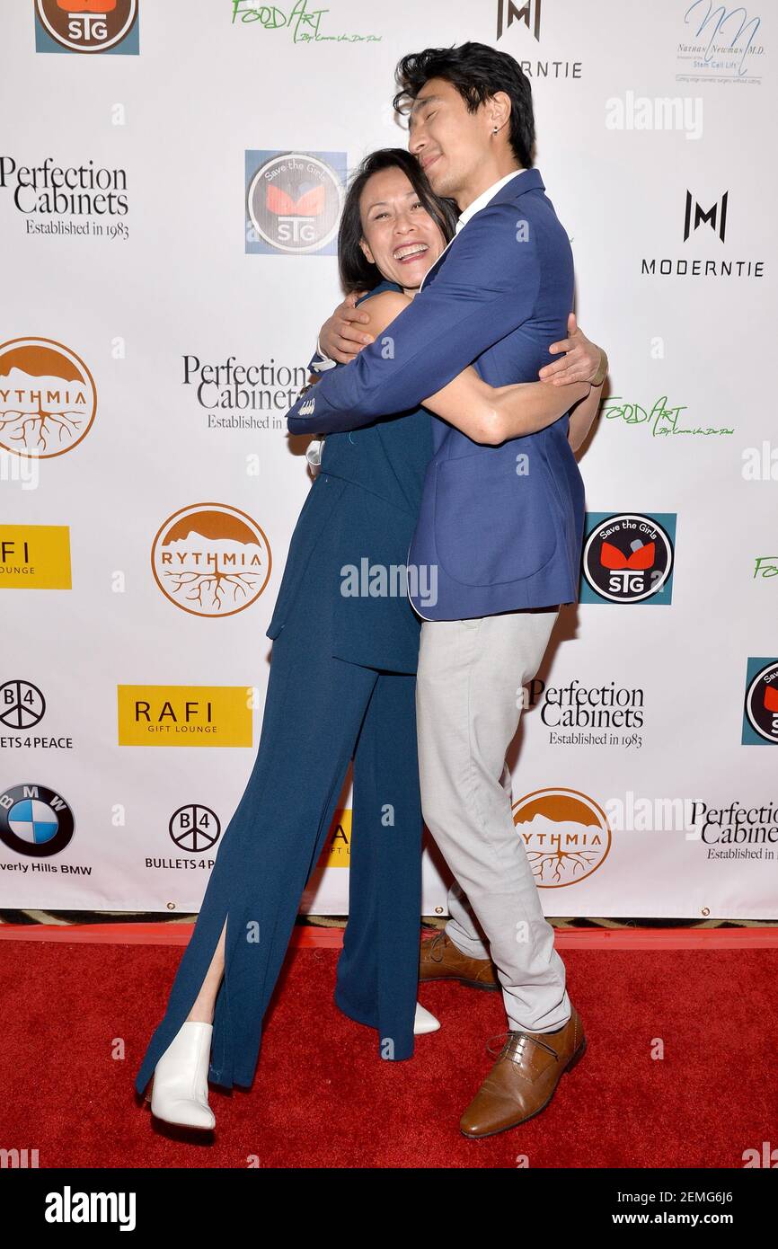 (L-R) Tan Kheng Hua and Chris Pang attend the Rafi's Gifting Lounge at ...