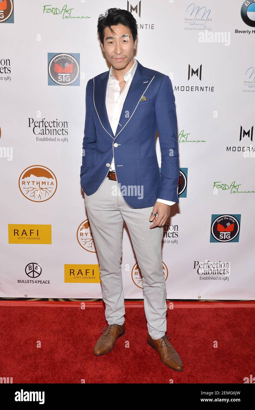 Chris Pang attends the Rafi's Gifting Lounge at the Waldorf Astoria ...
