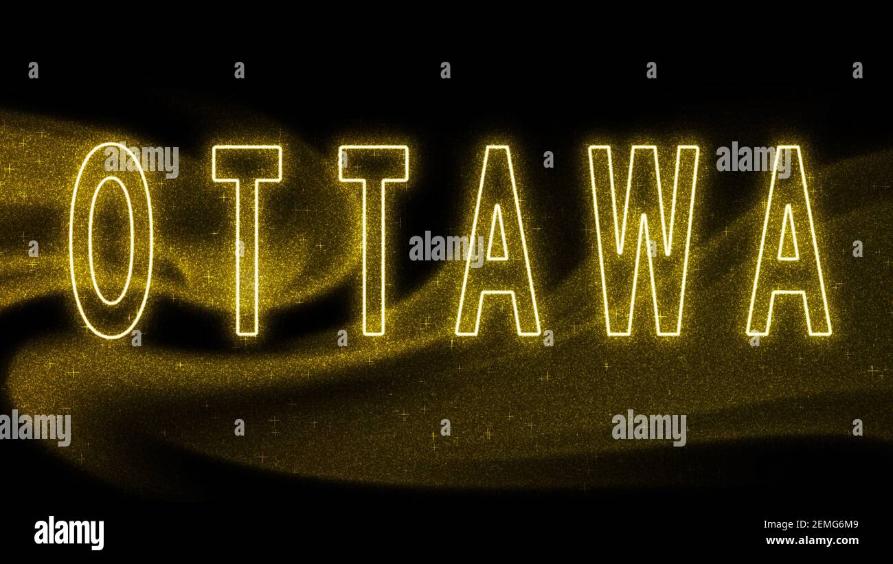 Ottawa Gold glitter lettering, Ottawa Tourism and travel, Creative ...