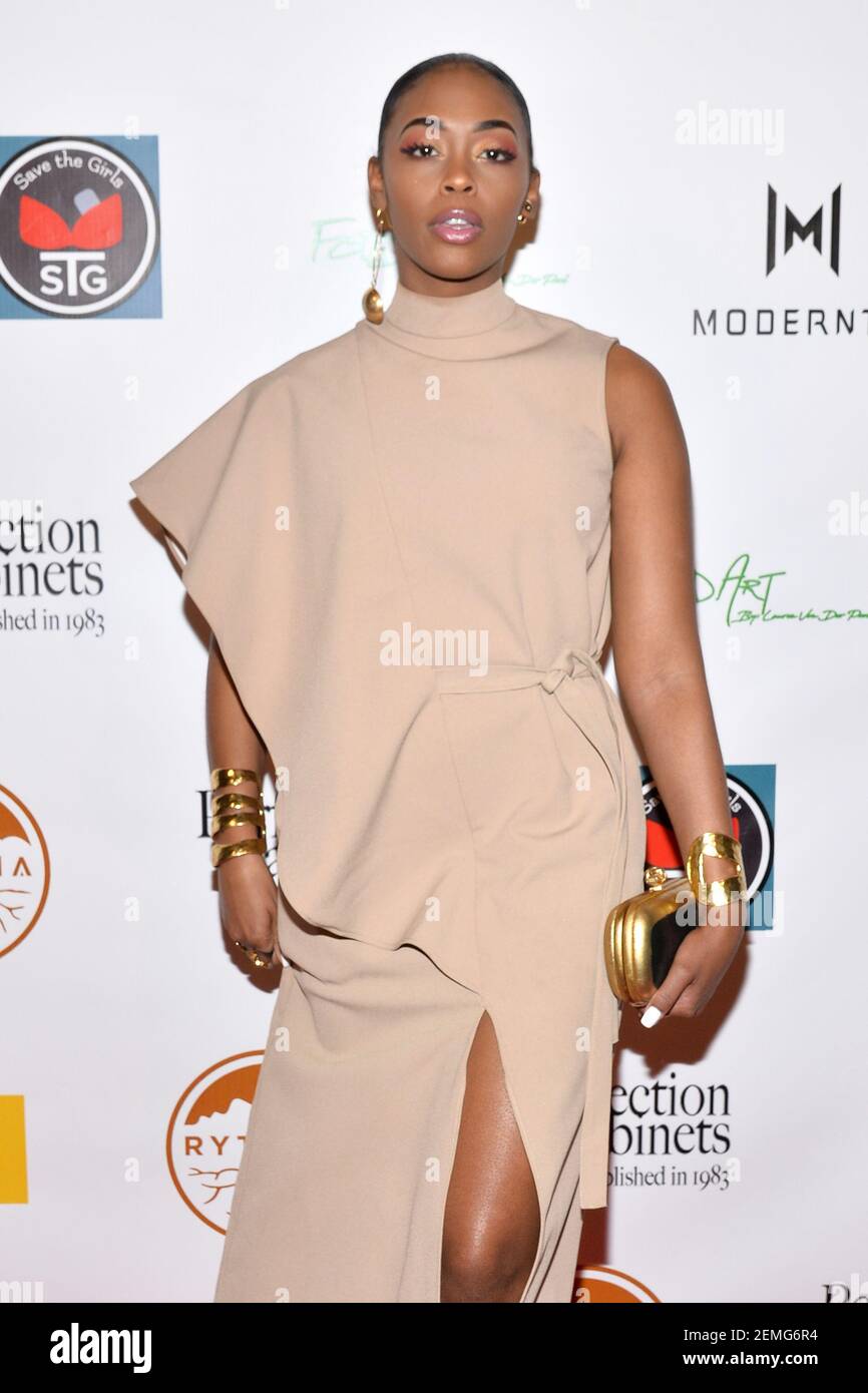 Nafeesa Williams attends the Rafi's Gifting Lounge at the Waldorf ...