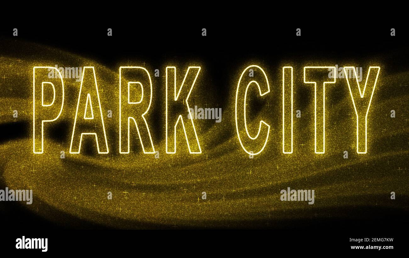 Park City Gold glitter lettering, Park City Tourism and travel ...