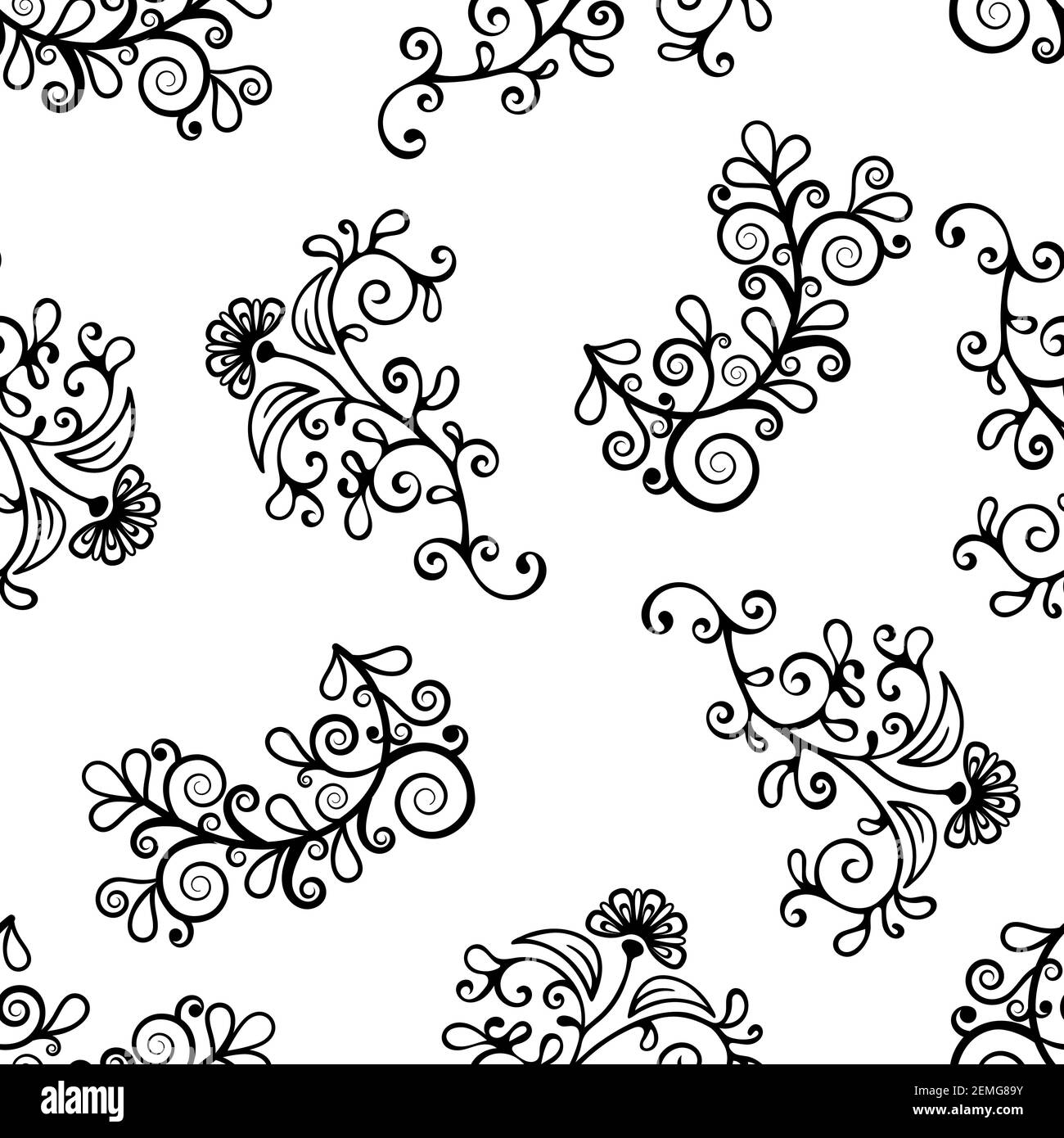Cute Flower Backgrounds Black And White