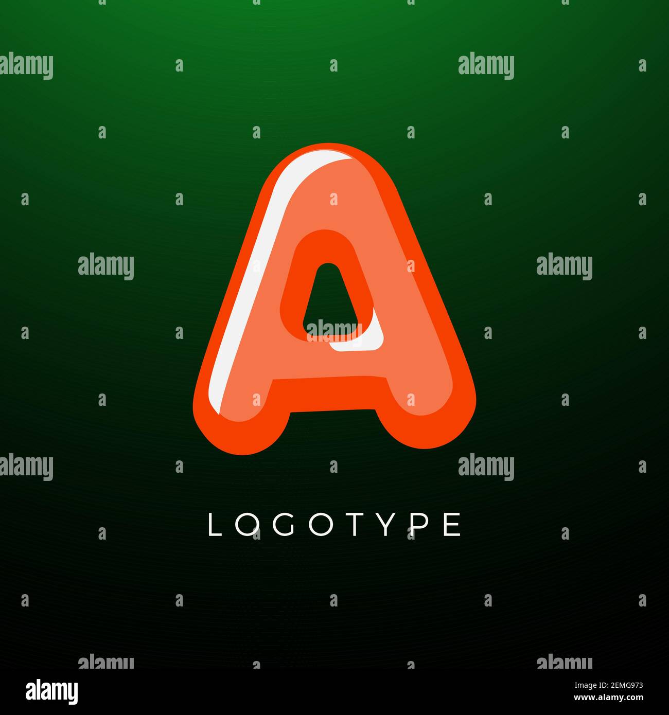 3D playful Letter A, Kids and joy style symbol for school, preschool ...