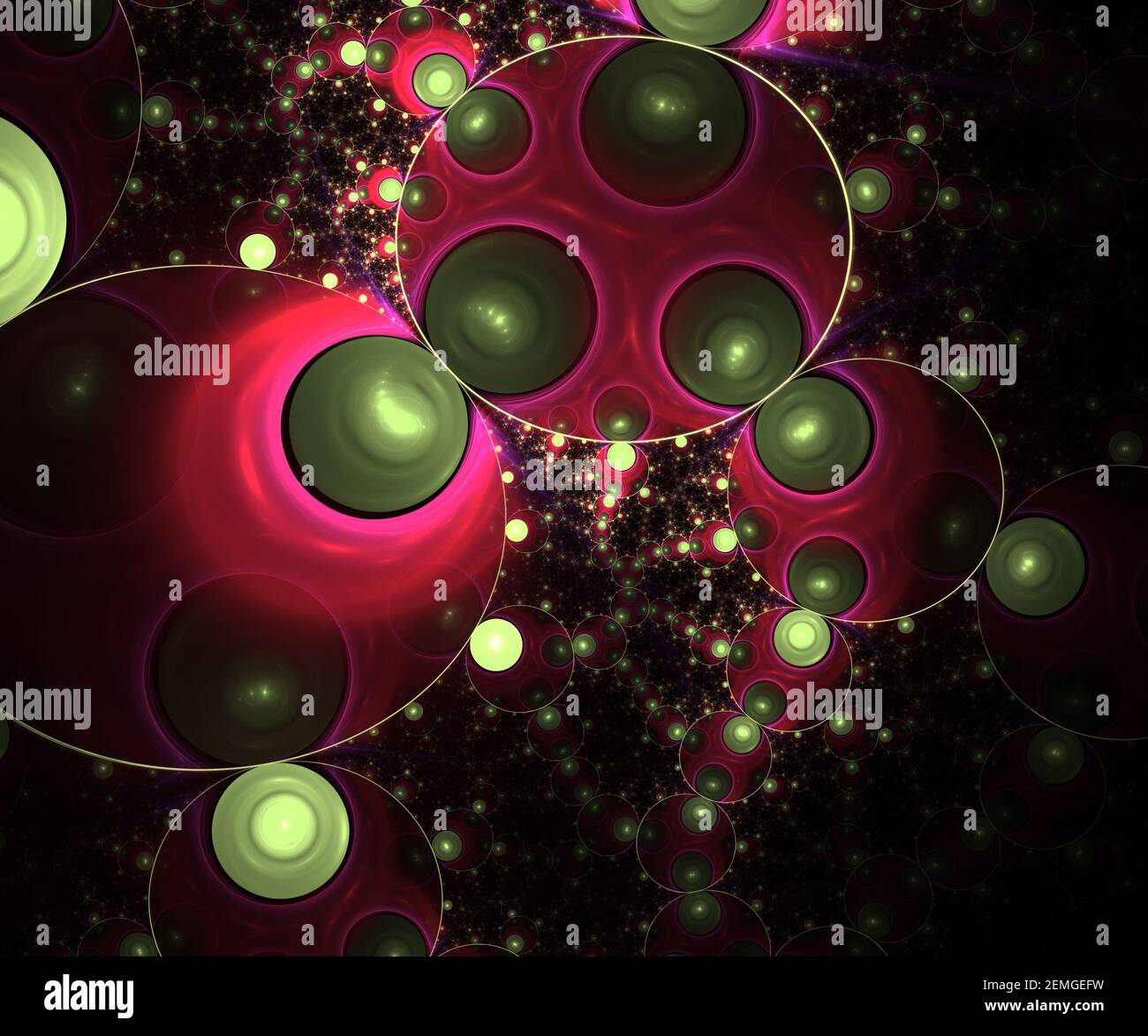 Computer generated fractal artwork for creative art,design and ...