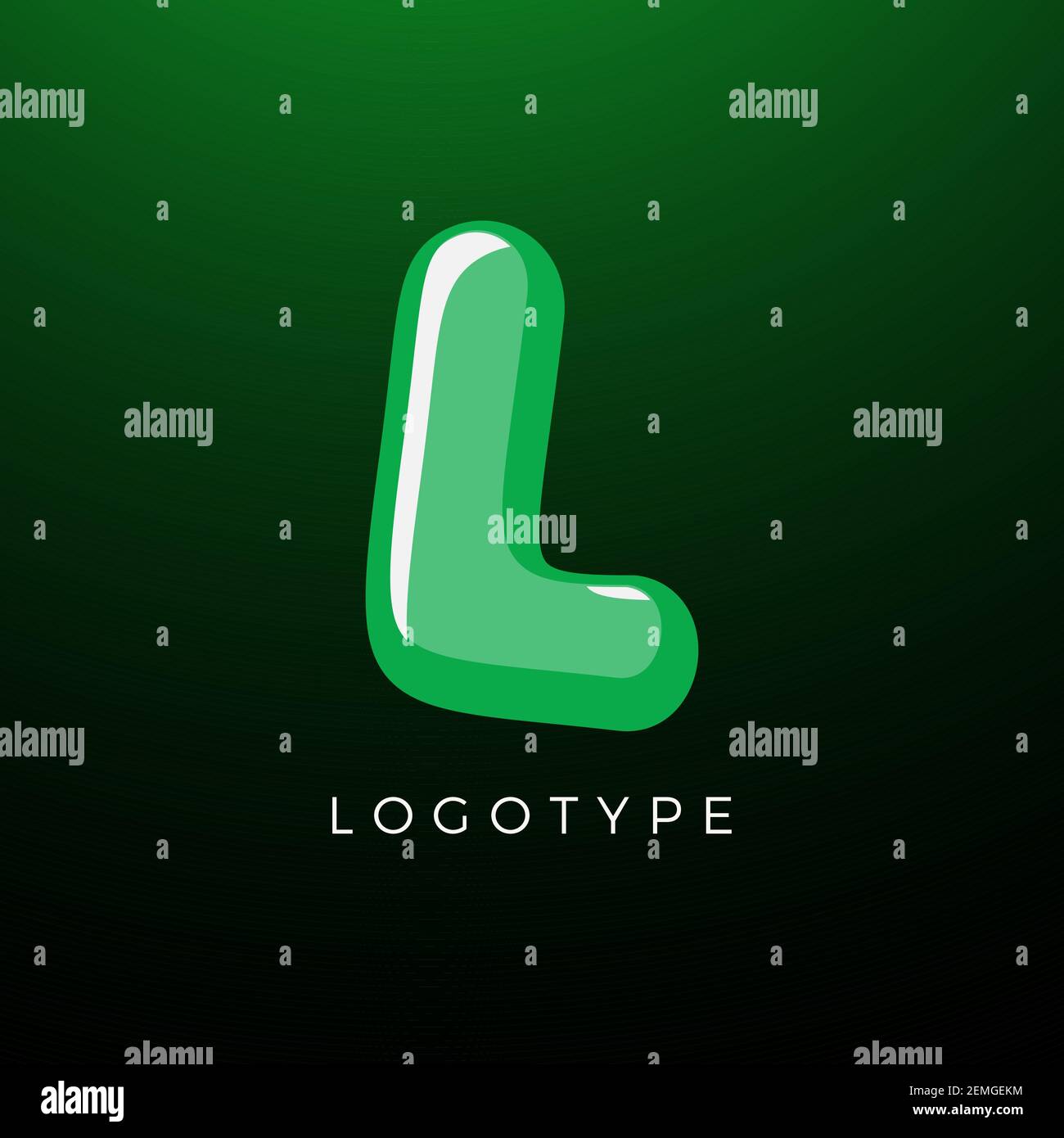 3D playful Letter L, Kids and joy style symbol for school, preschool ...