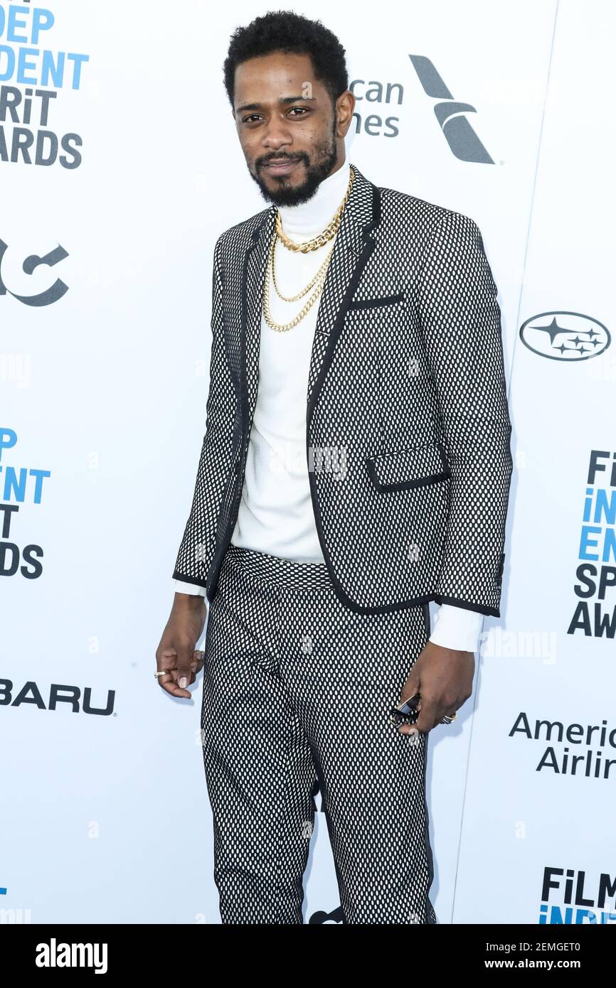 SANTA MONICA, LOS ANGELES, CA, USA - FEBRUARY 23: Actor Lakeith ...