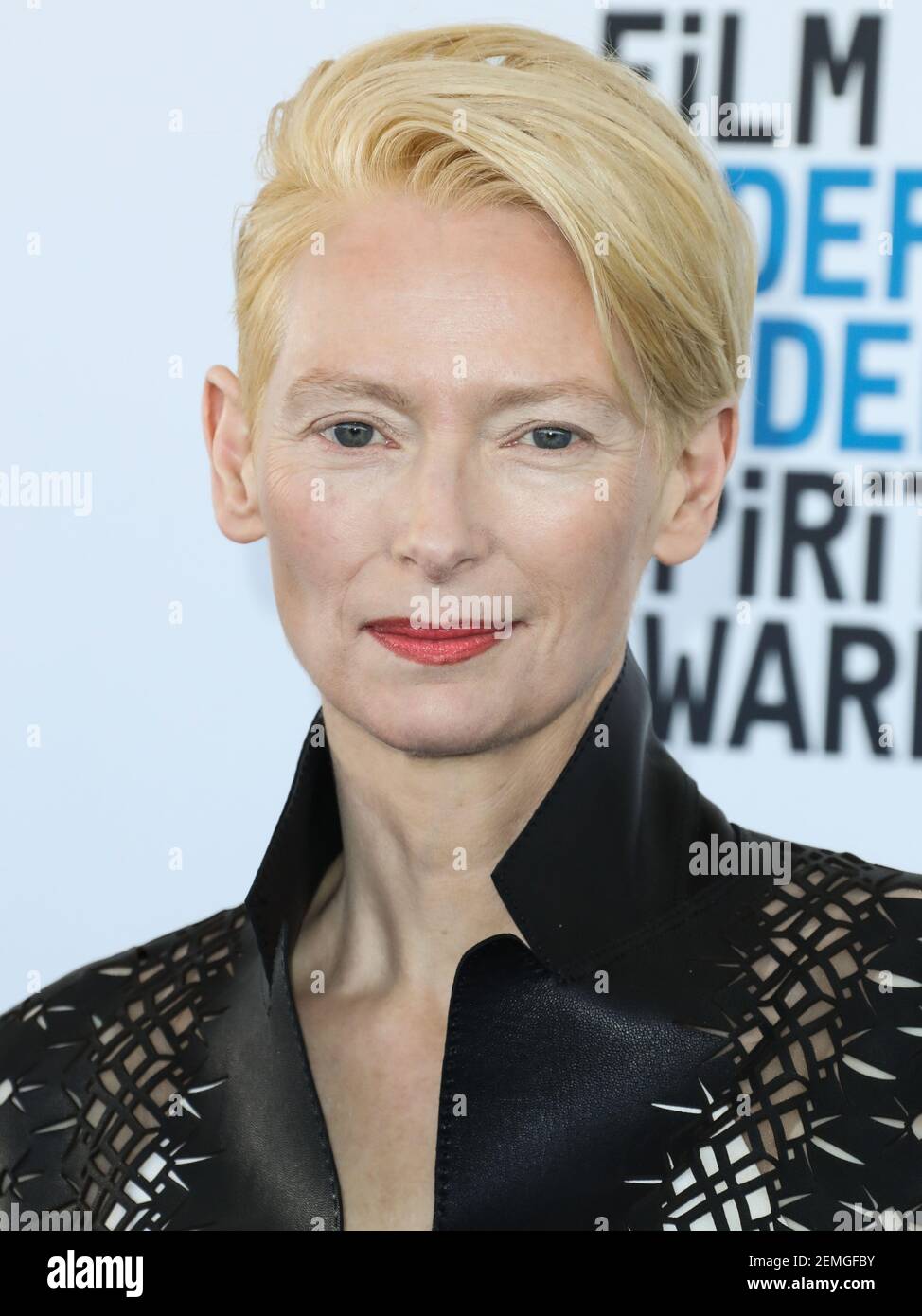 SANTA MONICA, LOS ANGELES, CA, USA - FEBRUARY 23: Actress Tilda Swinton ...